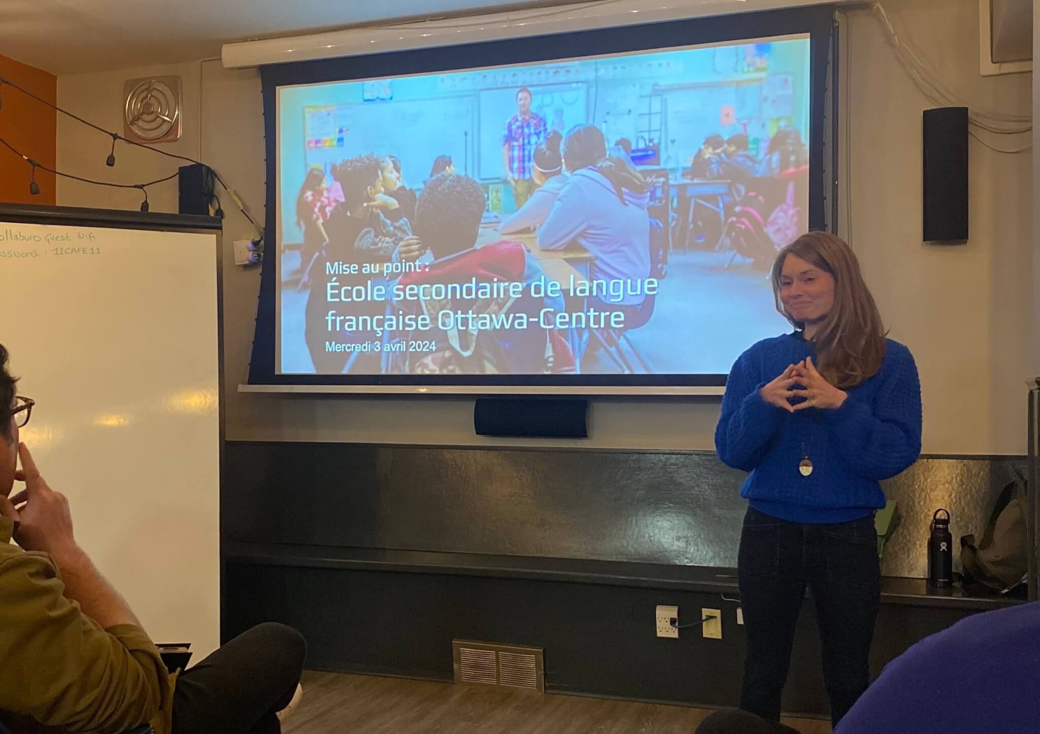 Bientôt une réponse pour une école de langue française au centre-ville ...