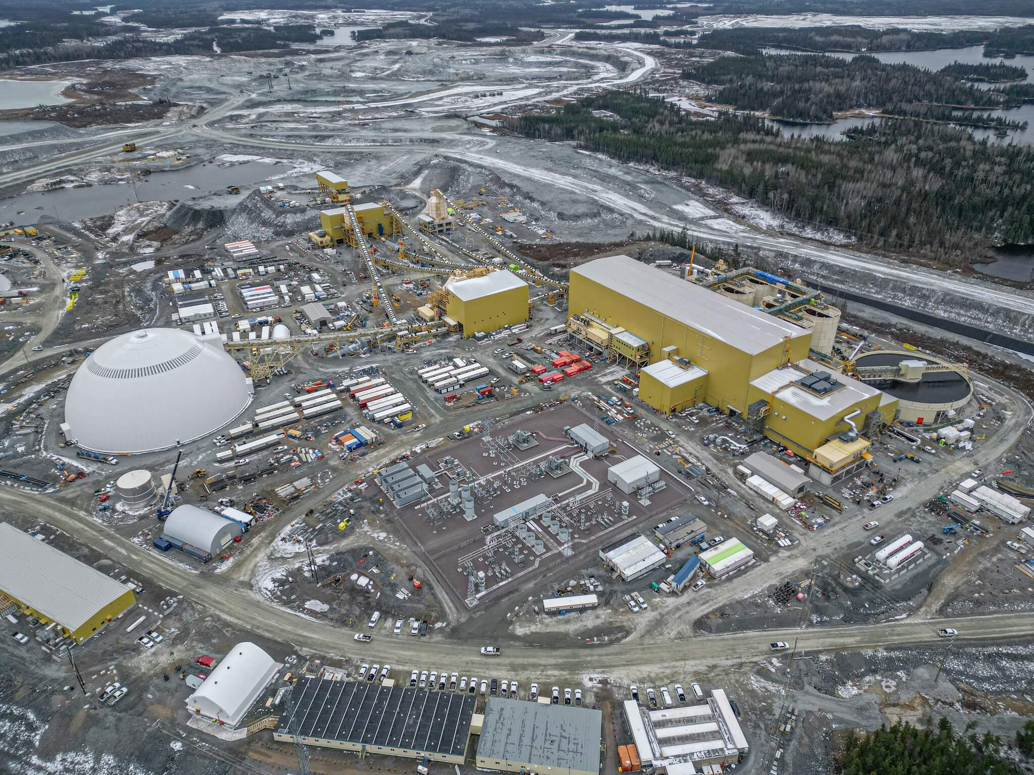 La mine d'or à ciel ouvert la plus moderne du pays inaugurée à Gogama ...